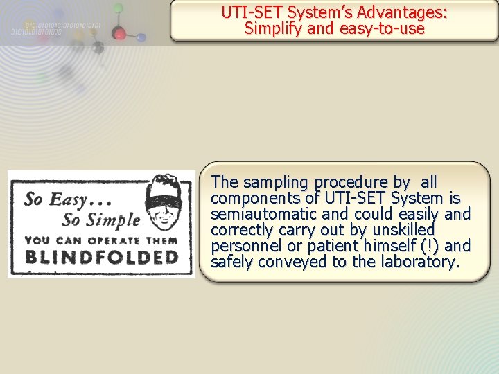 NOVAmed Ltd Presents UTISET SYSTEM Urinary tract infections