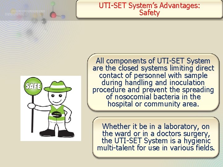 NOVAmed Ltd Presents UTISET SYSTEM Urinary tract infections