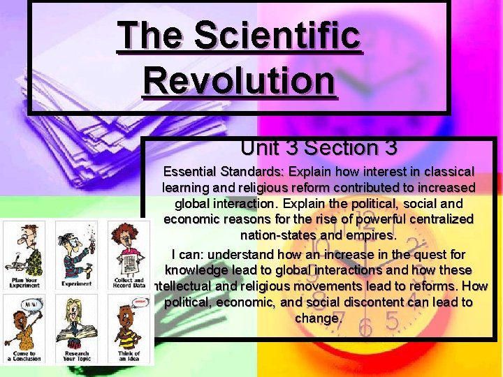 The Scientific Revolution Unit 3 Section 3 Essential