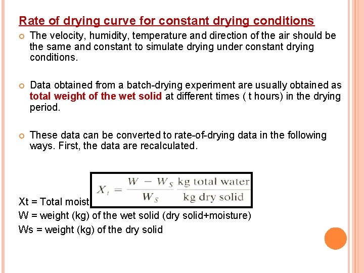 PTT 205 HEAT AND MASS TRANSFER DRYING PROCESS