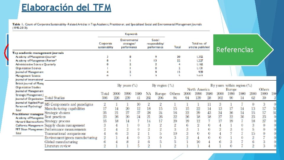 Orientaciones generales para la elaboracin de un TFM