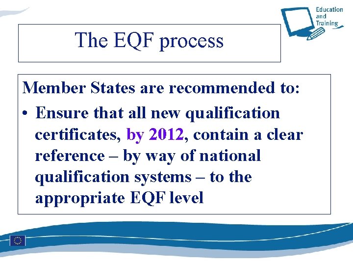 Bologna Process Development of Qualifications Frameworks Meeting of