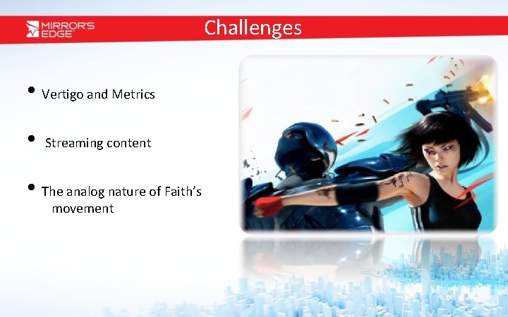 Mirrors Edge Level Design Challenges Solutions Elisabetta Silli