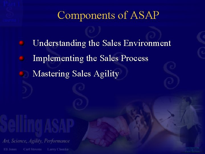 PART 1 Understanding the Sales Environment CHAPTER 1