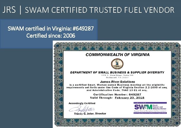 VA Heating Oil and Off Road Contract E