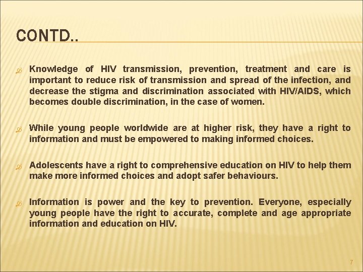 MODULE 15 RTI STI AND RELATIONSHIP WITH HIV