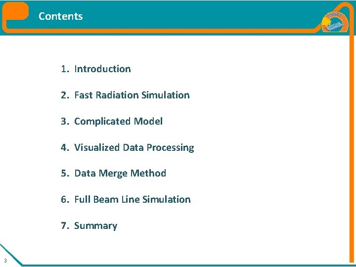 Fast Radiation Simulation and Visualized Data Processing Method
