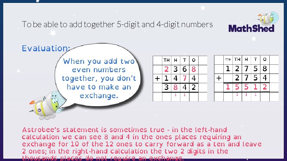 Stage 5 Autumn Block 2 Addition and Subtraction