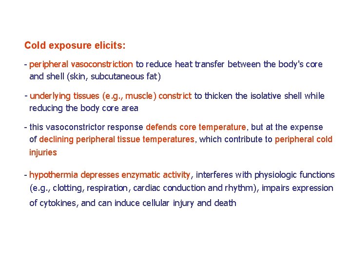 Pathpphysiology of body temperature regulation Prof J Hanek