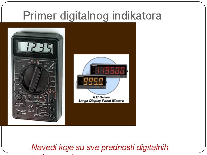 Elektricni merni insrtrumenti Pojam Istorija razvoja Podele Elektricni