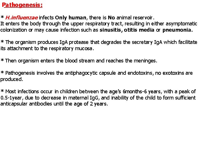 Haemophilus Dr Salma Overview Haemophilus Small Nonmotile Gramnegative