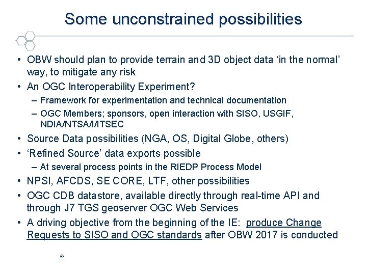 Convened by What if 3 D Geospatial Modeling