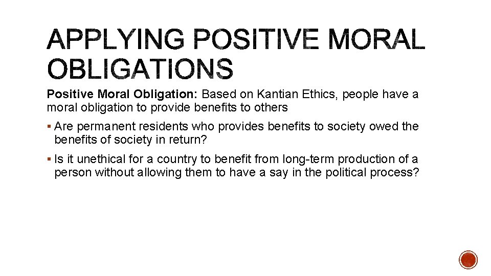 Hanna Kiryluk Global Ethics The process by which