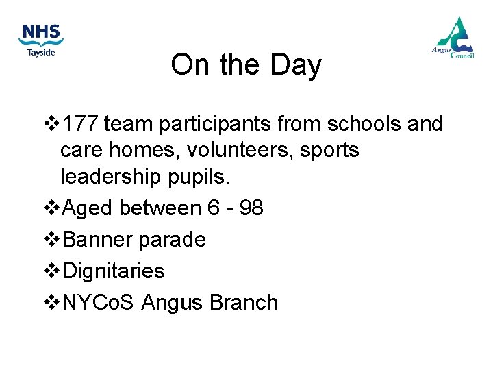 Angus Go for Gold Background Angus falls service