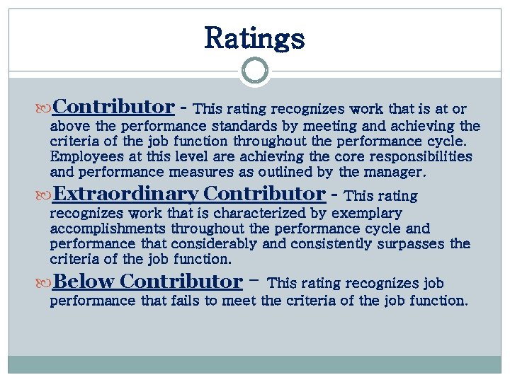 WELCOME BACK Supervisor Essentials PERFORMANCE MANAGEMENT PRETEST Session