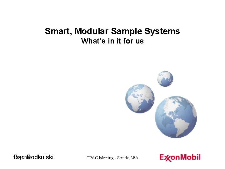 Smart Modular Sample Systems Whats in it for