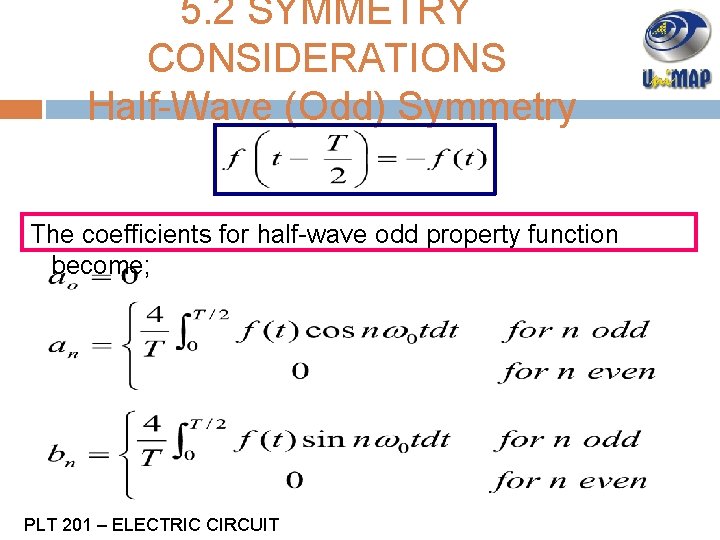 CHAPTER 5 FOURIER SERIES SAIDATUL SHEMA BINTI SAAD