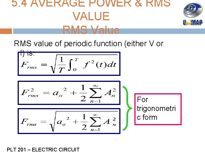 CHAPTER 5 FOURIER SERIES SAIDATUL SHEMA BINTI SAAD