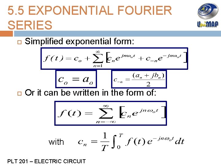 CHAPTER 5 FOURIER SERIES SAIDATUL SHEMA BINTI SAAD