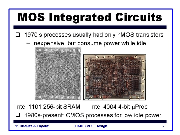 Introduction to CMOS VLSI Design Lecture 1 Circuits