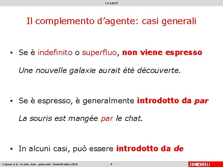Le passif Crpieux et al Un deux trois