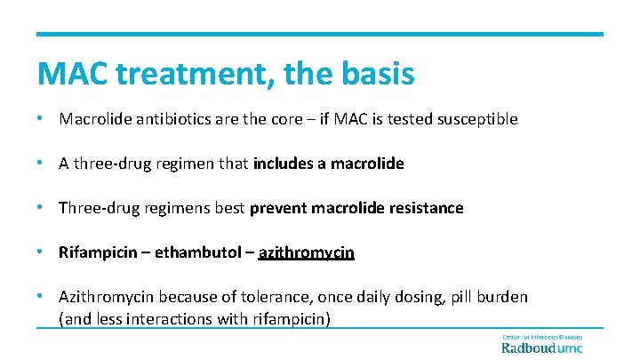 Treatment of nontuberculous mycobacterial pulmonary disease ...