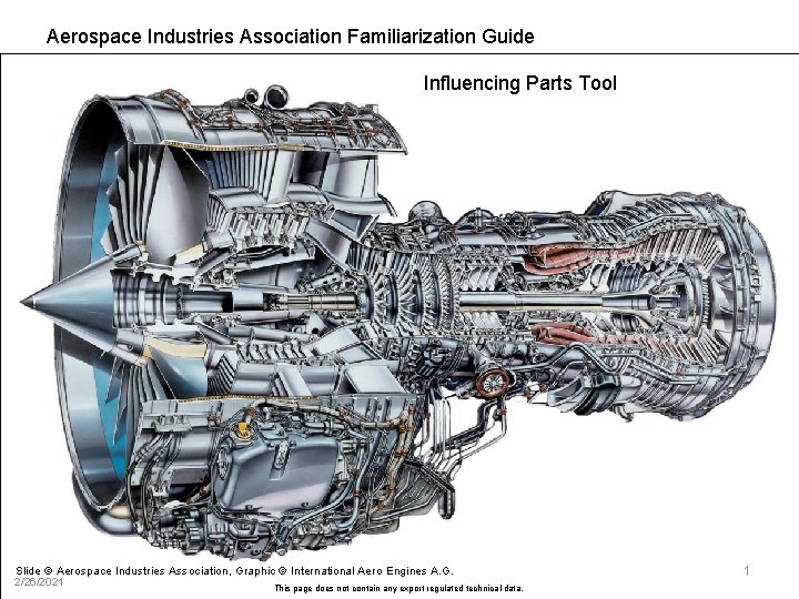 Aerospace Industries Association Familiarization Guide Influencing ...