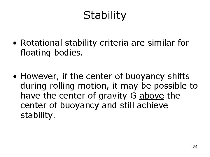 Lec 4 Fluid statics buoyancy and stability pressure