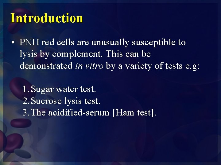 Practical Hematology Lab Sucrose Hemolysis Test LAB 10