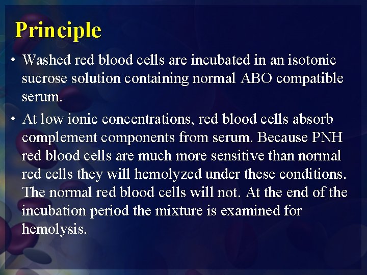 Practical Hematology Lab Sucrose Hemolysis Test LAB 10