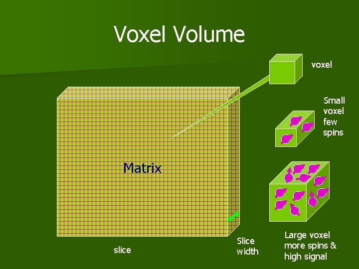 Parameters and Tradeoffs n Signal to noise ratio