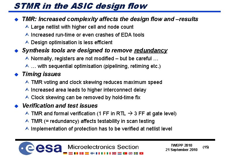 Single Event Effect Mitigation in Digital Integrated Circuits
