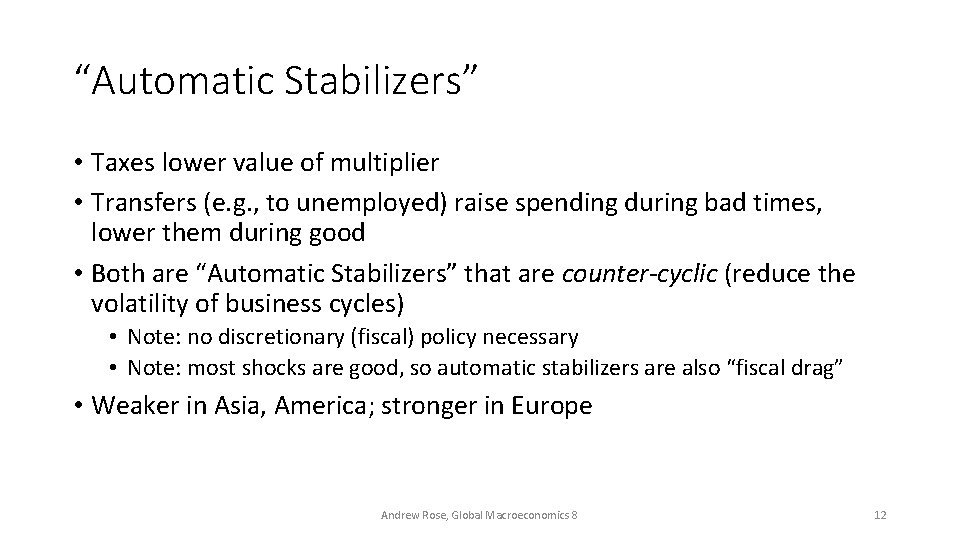 Should Anyone really Worry about Inflation Andrew K