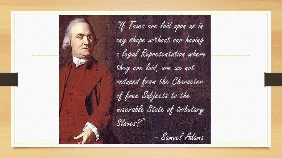 The Road to Revolution 1763 1776 Growing Tensions