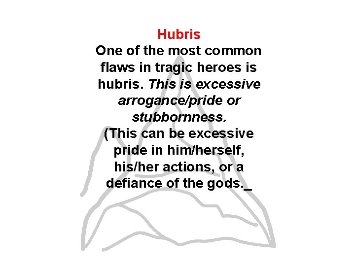 Antigone Greek Theatre TraitsStages of a Tragic Hero