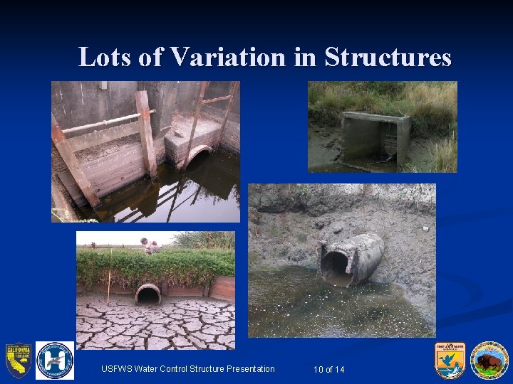 Water Control Structure Inventory for Humboldt Bay California