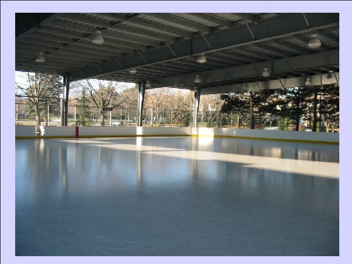 Burnhamthorpe Outdoor Covered Rink Features Covered Roof n