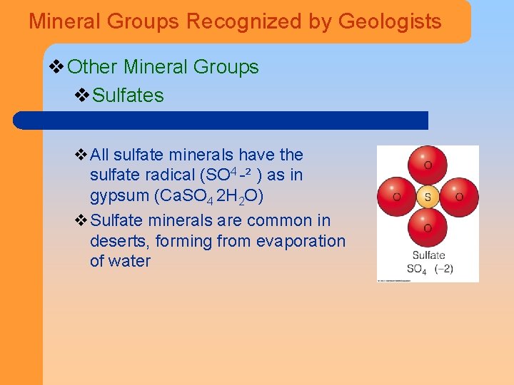 Chapter 3 Minerals The Building Blocks of Rocks