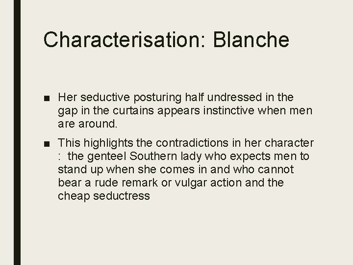 A STREETCAR NAMED DESIRE Scene Three Scene Three