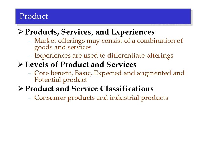 Products Services and Branding Strategy Session5 Power Point