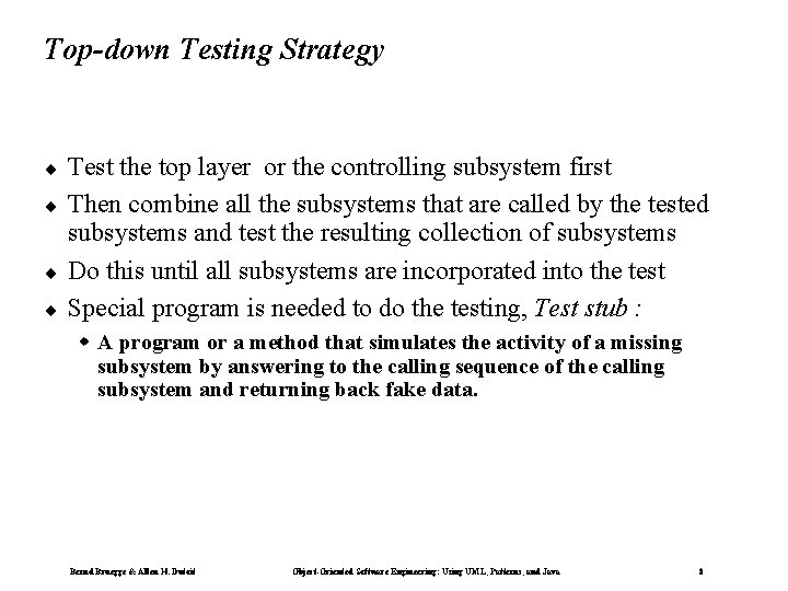 Using UML Patterns and Java ObjectOriented Software Engineering