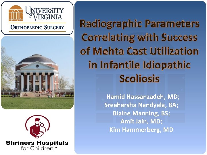 Radiographic Parameters Correlating with Success of Mehta Cast