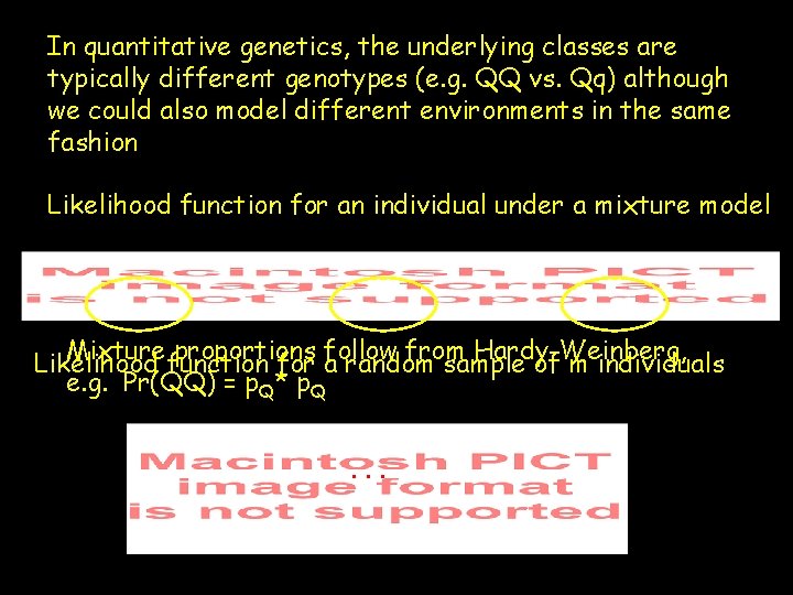 Lecture 5 Major Genes Polygenes and QTLs Major