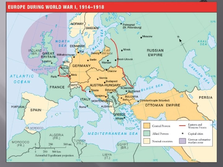 WORLD WAR I AND THE INTERWAR YEARS Stearns
