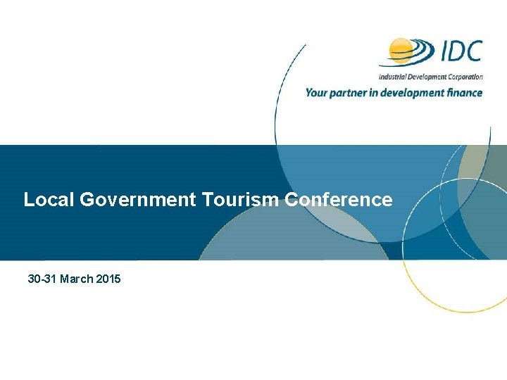 Local Government Tourism Conference Moseketsi Mpeta 30 31