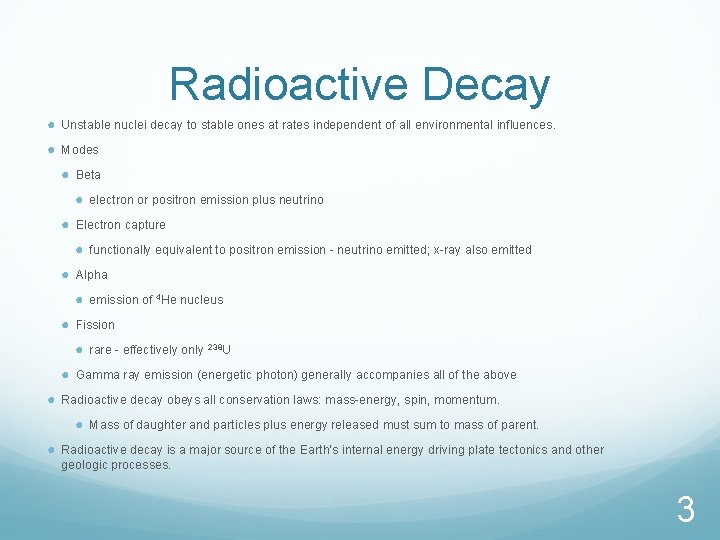 Geochronology I Chapter 2 KAr RbSr SmNd LuHf