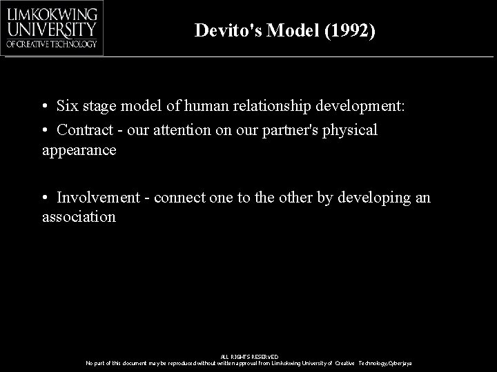 MCC 1213 INTERCULTURAL COMMUNICATION LECTURE 5 Intercultural Relationship