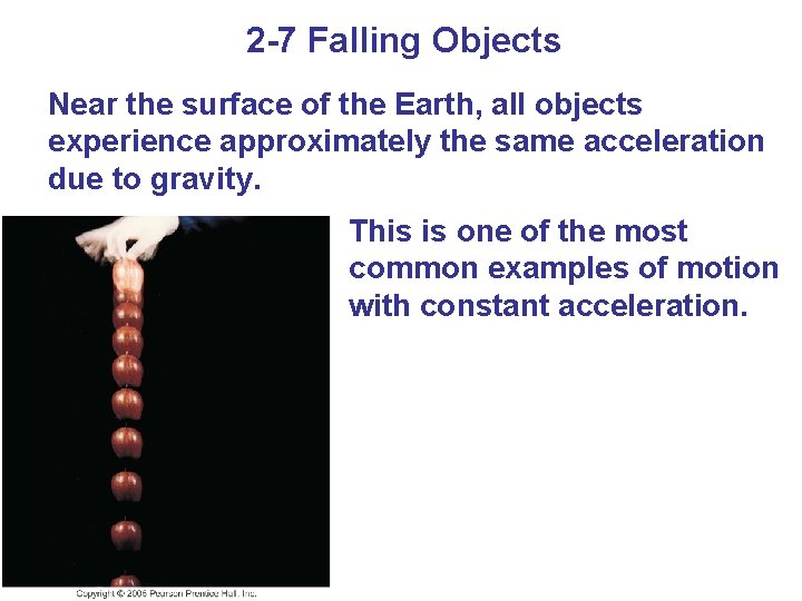 Chapter 2 Describing Motion Kinematics in One Dimension