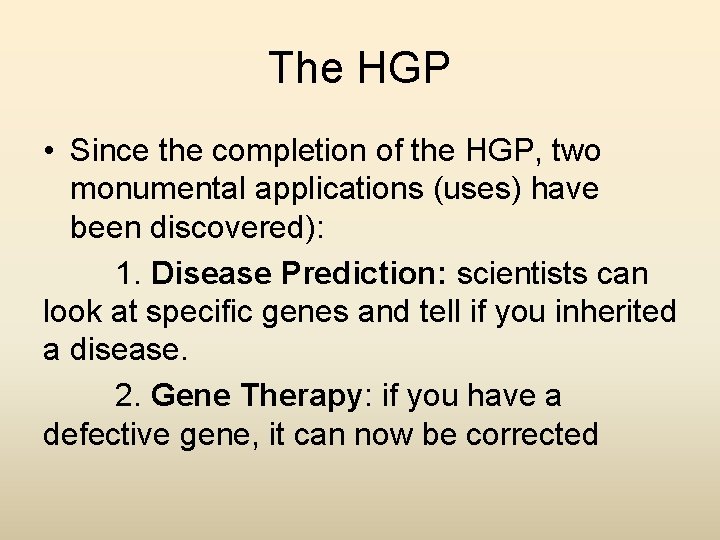 DNA Technology The Human Genome Project Recombinant DNA