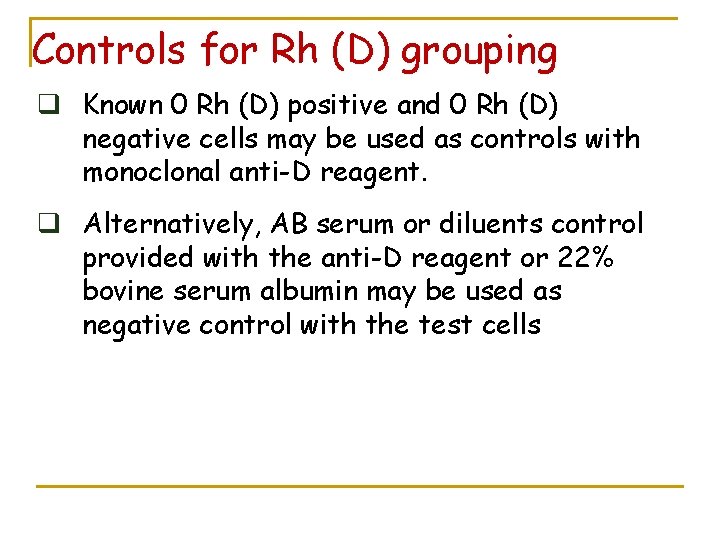 Practical Blood Bank Lab 3 Rh Grouping Practical